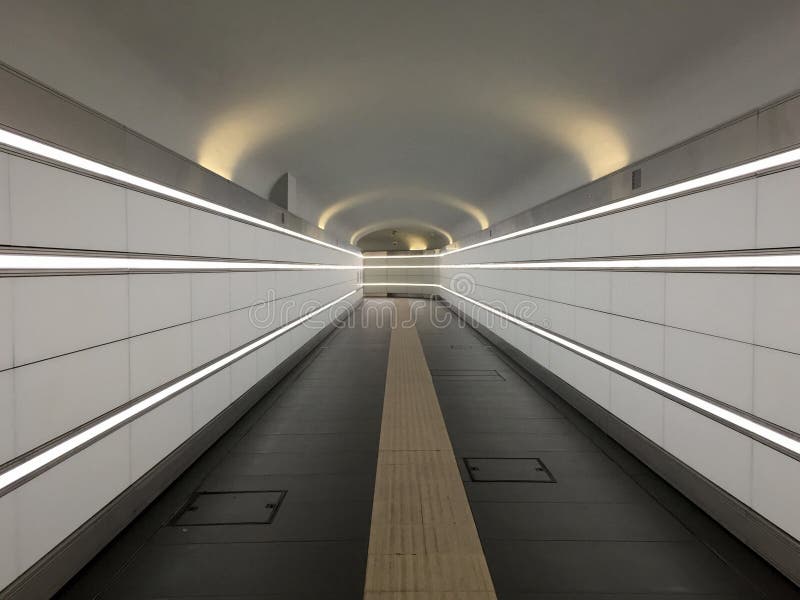 The Way Forward, Corridor View Stock Photo - Image of white, futuristic ...