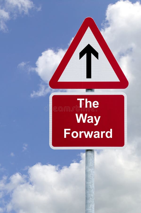 Business Way Forward stock image. Image of individuality - 5855169