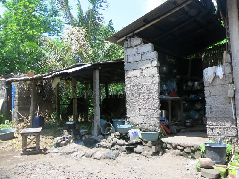 The Way of Life and Environment of Poor Indonesians. Stock Image ...