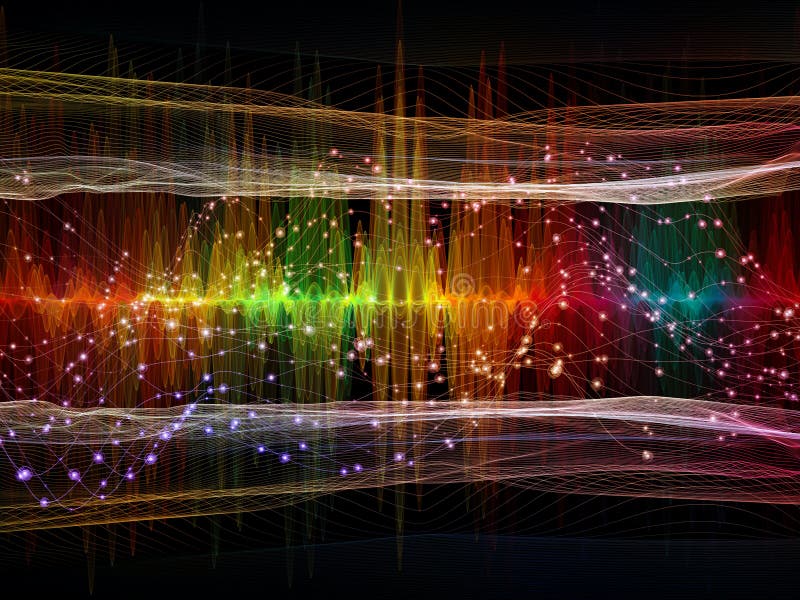 Way of Light Wave stock illustration. Illustration of reality - 154993434