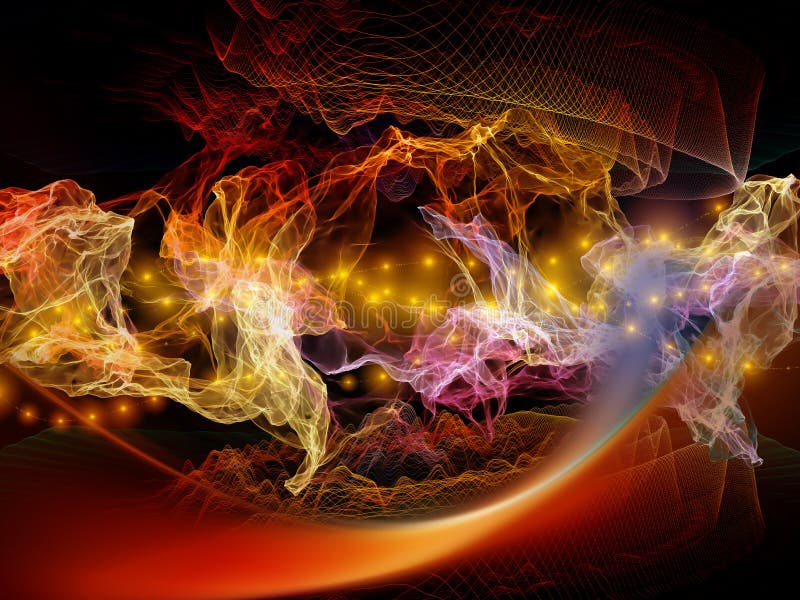 Way of Light Wave stock illustration. Illustration of backdrop - 159120052