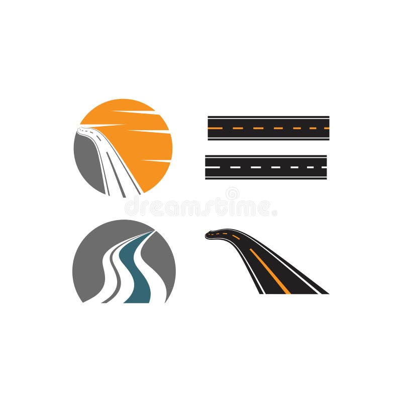 Way logo vector stock vector. Illustration of asphalt - 176233735