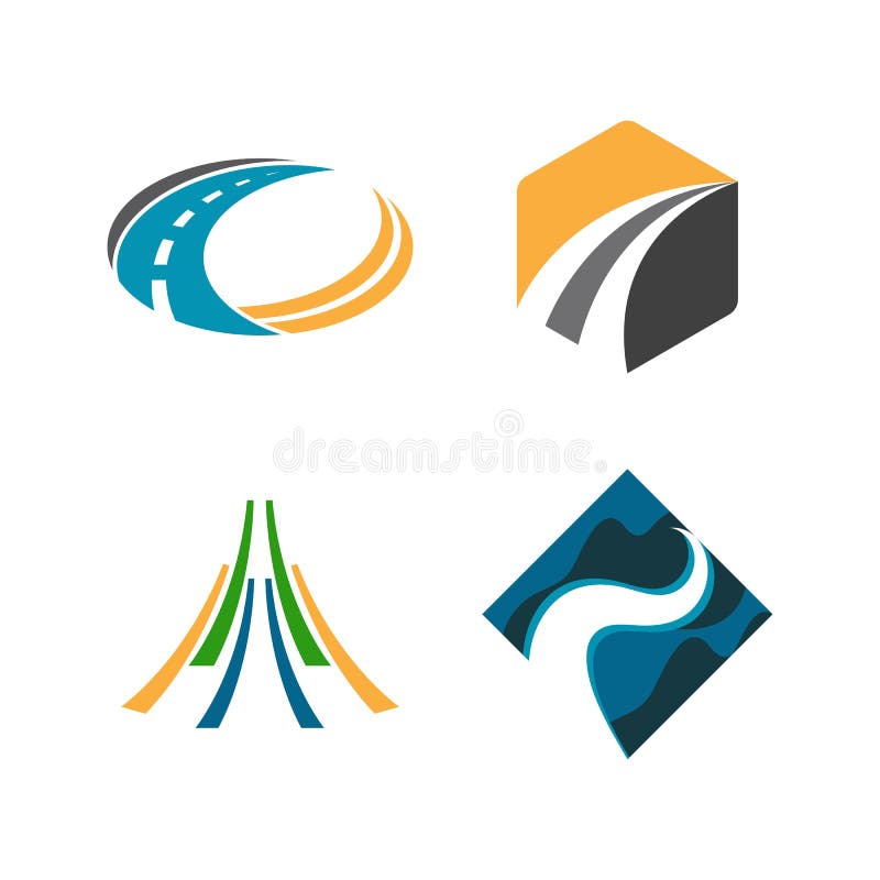 Way logo vector stock illustration. Illustration of route - 245259160