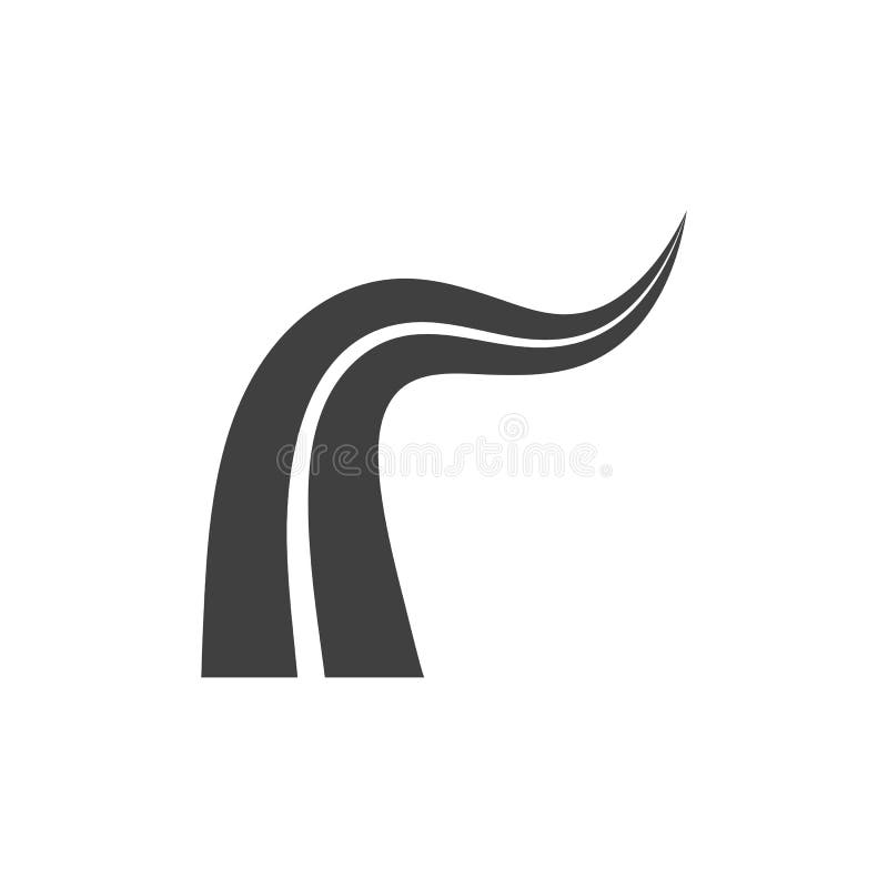 Way logo vector stock vector. Illustration of highway - 195027078