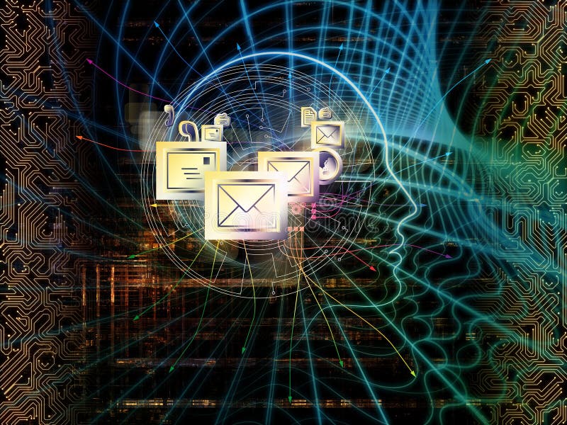 Way of Machine Consciousness Stock Illustration - Illustration of ...