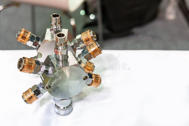 3-4-5 Way Manifold Metal High Pressure Multi Hose Fitting Quick ...