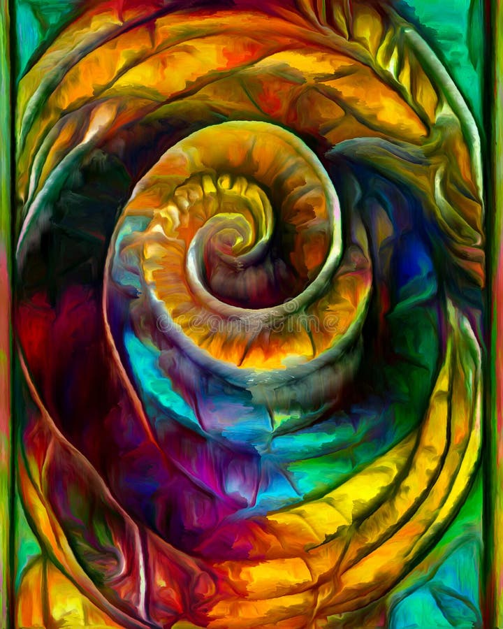 Way of Nautilus stock illustration. Illustration of paint - 278695094