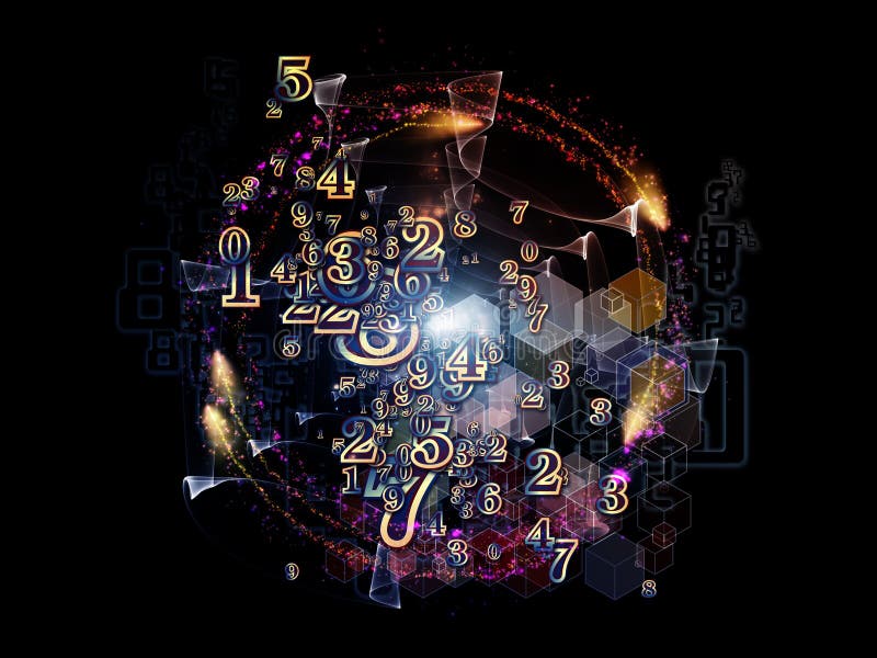 Way of Numbers stock illustration. Illustration of knowledge - 28631340