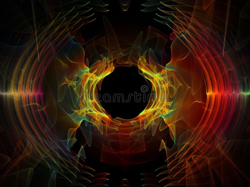 Way of Radial Oscillation stock illustration. Illustration of ...
