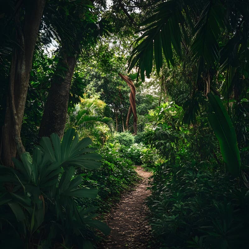 Forest Path Nature Pathway Green Greenery Forest Road Stock ...