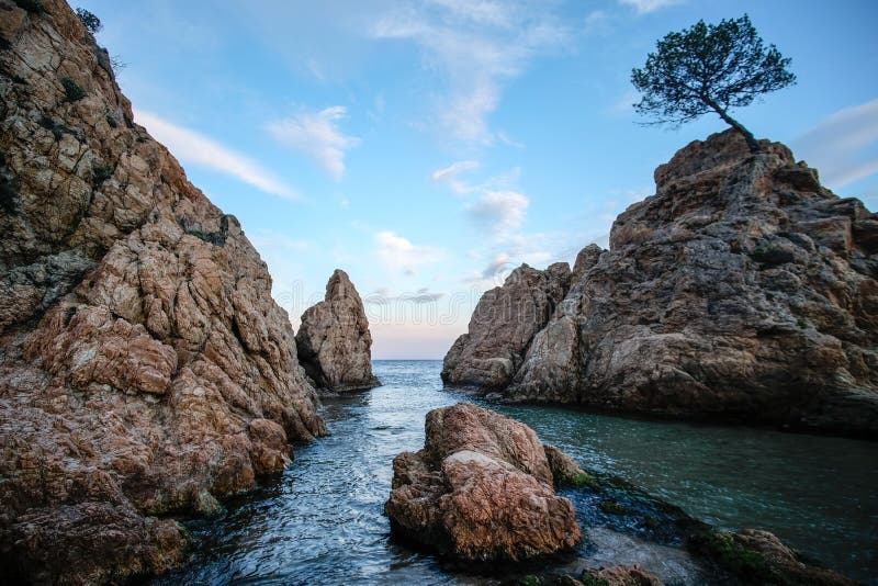 Way between rocks stock image. Image of europe, cliff - 91664503