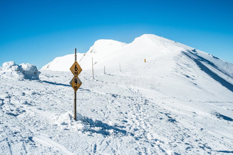 Snowy Mountains with the Sun Stock Photo - Image of sports, snowy: 65718970