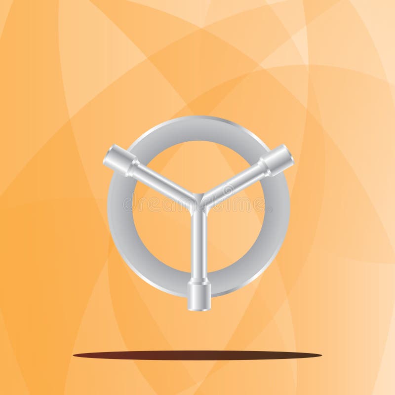 3 Way Socket Wrench. Vector Illustration Decorative Background Design ...