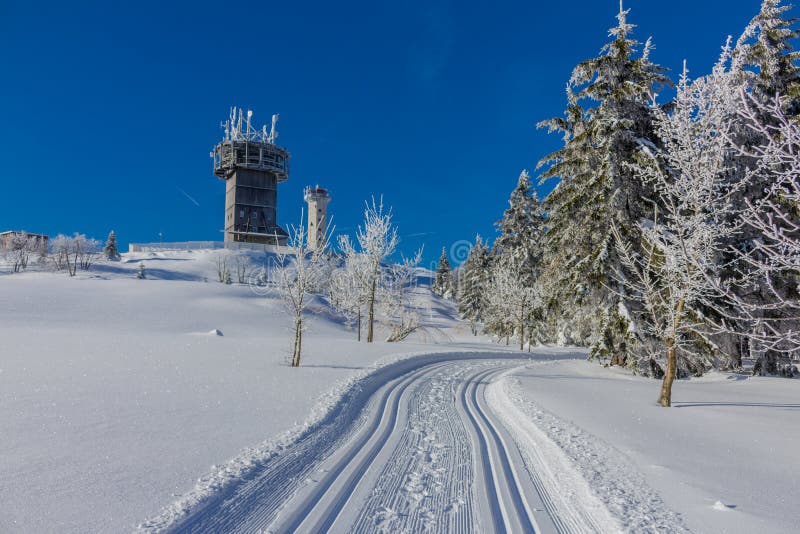 On the Way through the Thuringian Forest Stock Image - Image of neuhaus ...