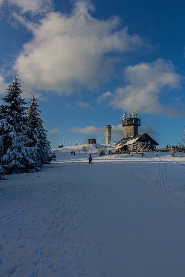 On the Way through the Thuringian Forest in Its Full Glory Stock Photo ...