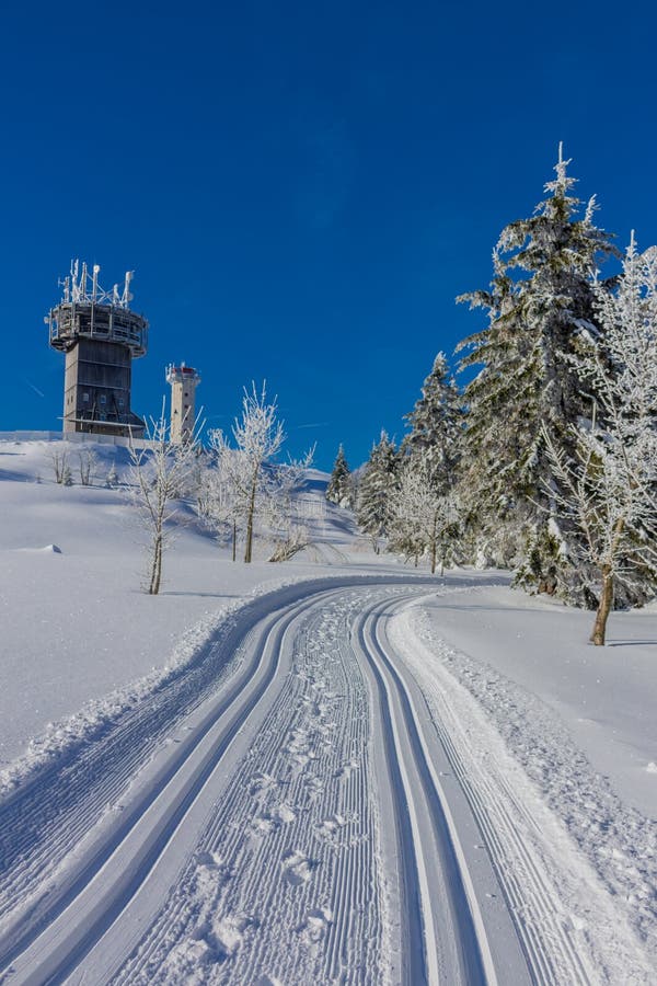 On the Way through the Thuringian Forest Stock Image - Image of germany ...