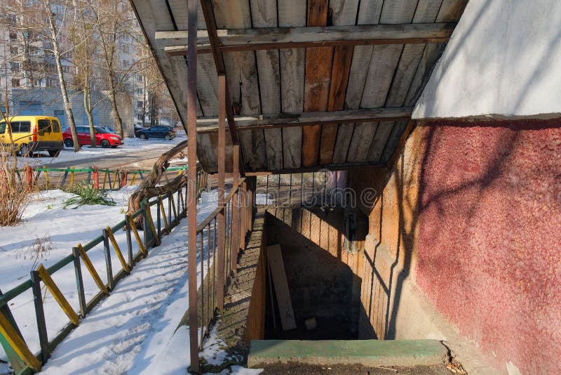 Way To Abandoned Soviet Bunker, Echo of Cold War Stock Photo - Image of ...