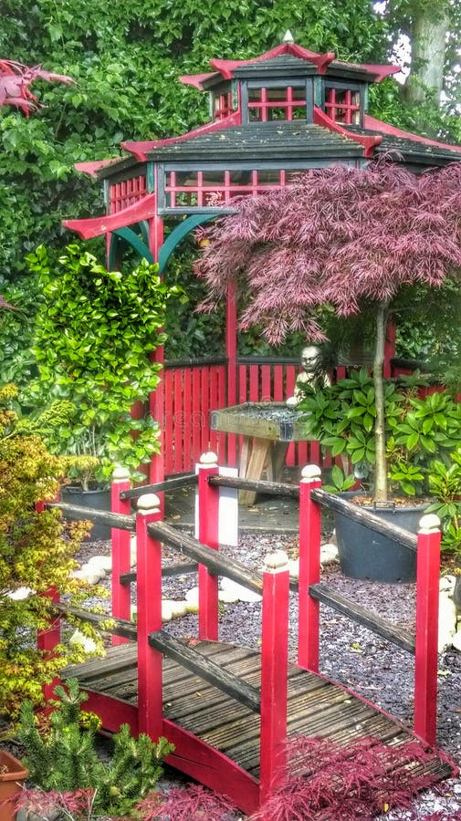 The Way To the Garden Shrine. Stock Photo - Image of garden, surprise ...