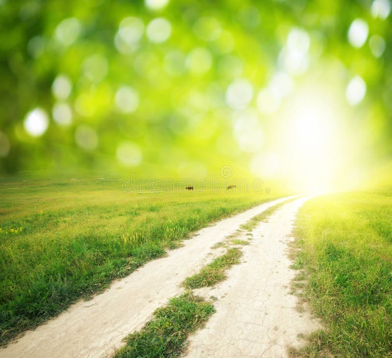 Way to God stock image. Image of country, hill, landscaped - 64272675