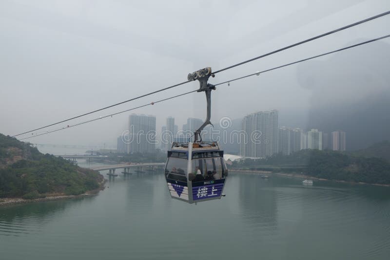 Beautiful View from Cable Car Editorial Photo - Image of cable, view ...