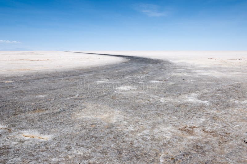 Way to nowhere stock image. Image of bolivia, lonely - 28666159