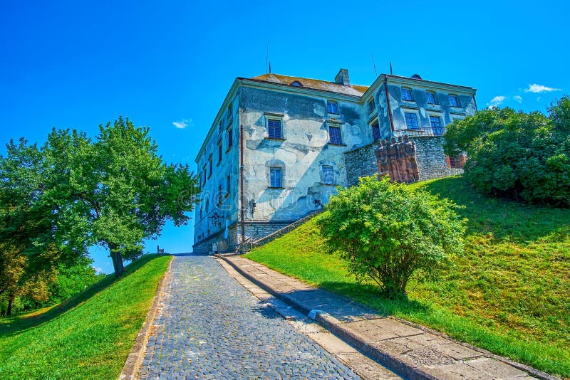 The Way To Olesko Castle, Ukraine Editorial Stock Photo - Image of ...