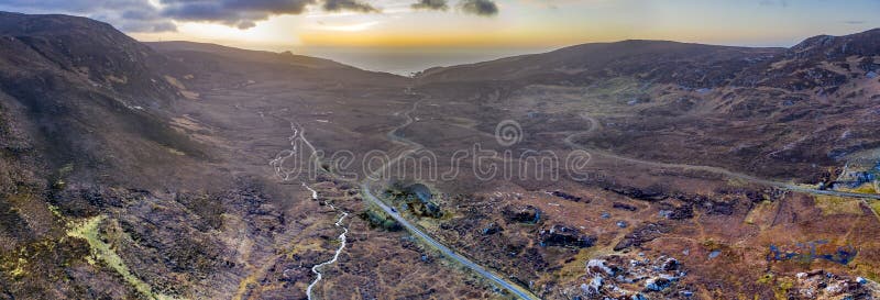 The Way To Port in County Donegal - Ireland Stock Image - Image of ...