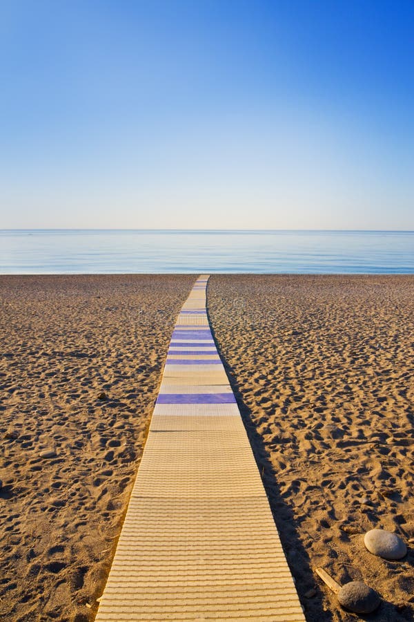 Way to the Sea stock image. Image of blue, landscape - 14907769
