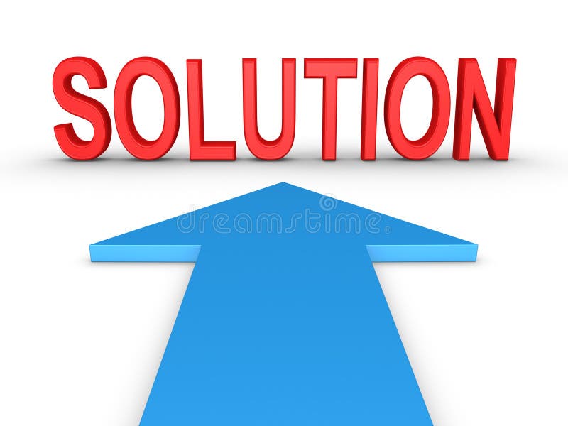 Way to solution stock illustration. Illustration of path - 56510727