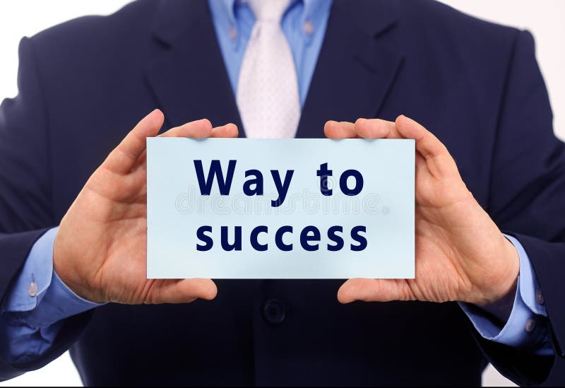 Way to success stock photo. Image of inspirational, idea - 72566768