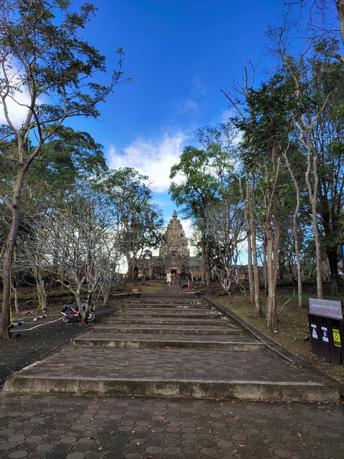This Way To Walk at Castle in Thailand & X28;blue Sky& X29; Stock Photo ...