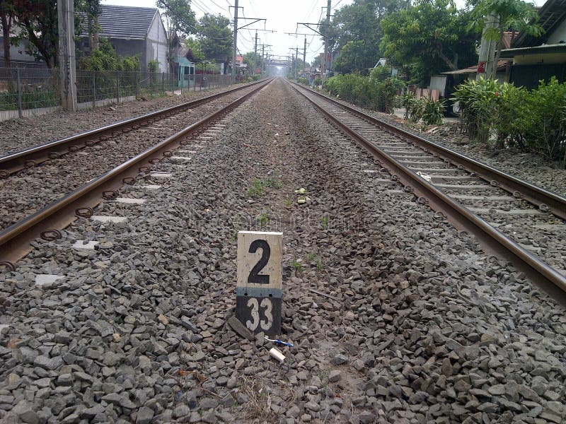 2-way train line stock photo. Image of limit, train, line - 98016330