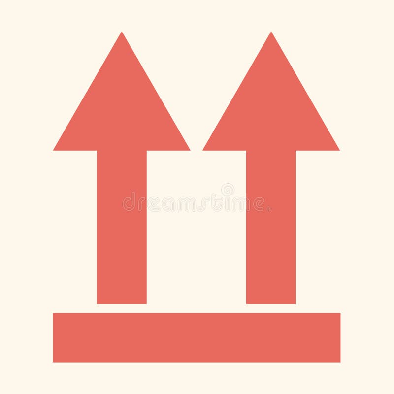 This Way Up. Vector Illustration Decorative Design Stock Vector ...