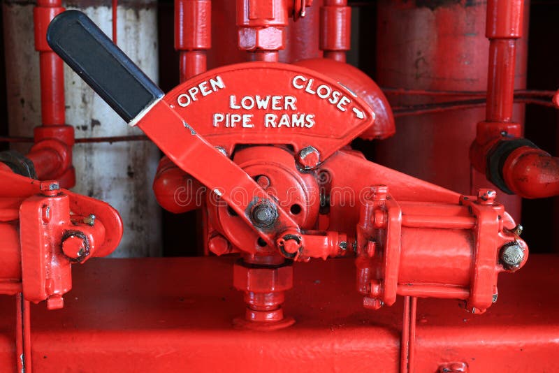 4-Way Valve for BOP Closing System Unit Stock Image - Image of 4way ...