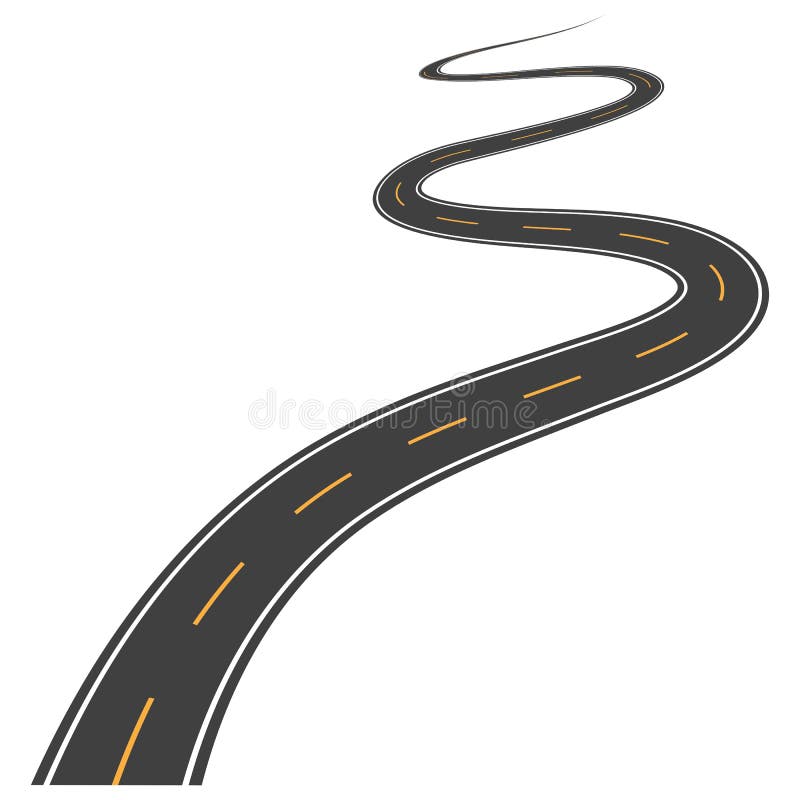 Curvy Pathway Stock Illustrations – 112 Curvy Pathway Stock ...