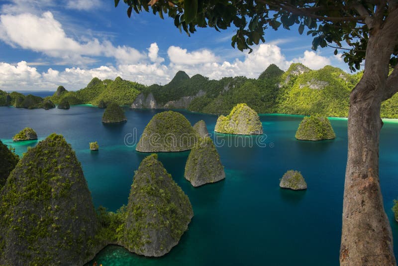Wayag Hill Raja Ampat stock photo. Image of indonesia - 24065930