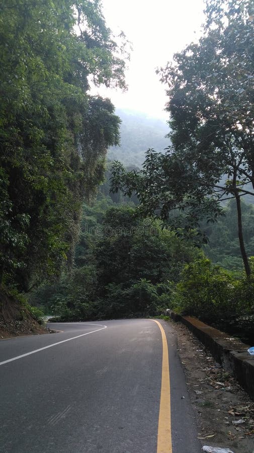 Wayanad stock photo. Image of wayanad, hills, road, alone - 91743896