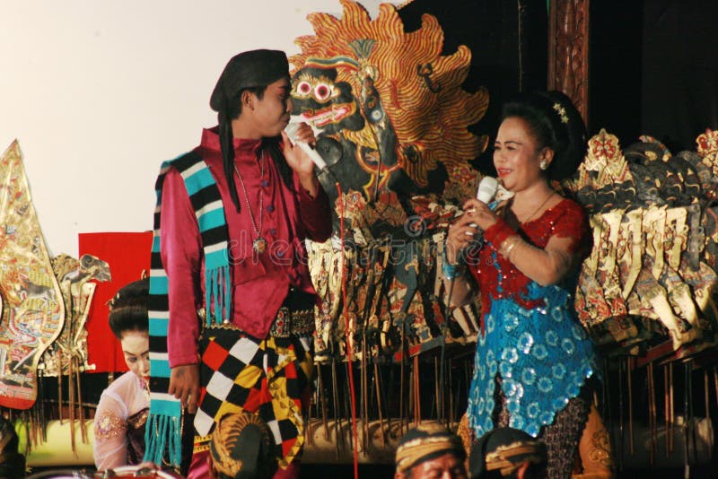 Wayang Kulit Shadow Puppet Show and Ludruk Editorial Stock Photo ...