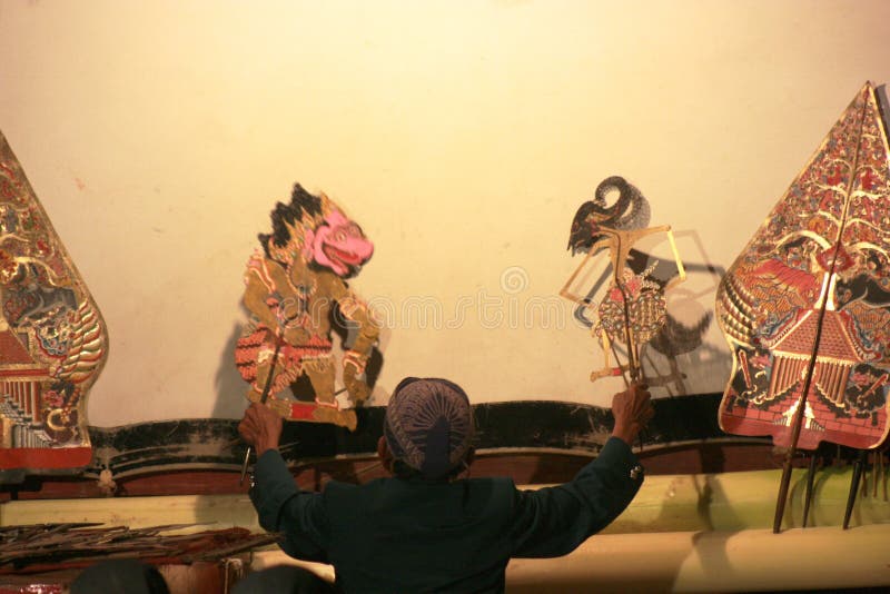 Wayang Kulit Shadow Puppet Show and Ludruk Editorial Stock Photo ...