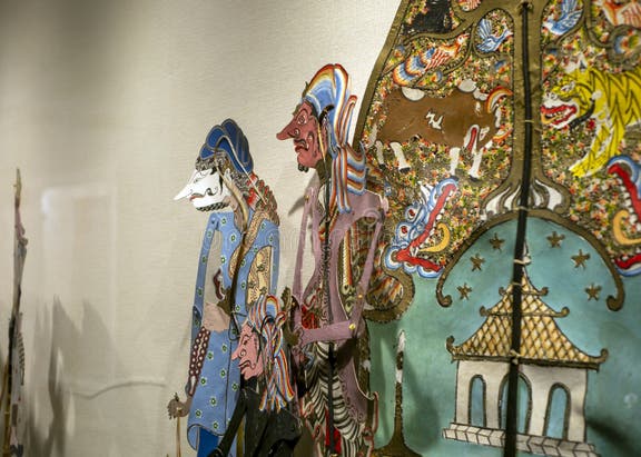 Wayang Kulit, Shadow Puppets, a Traditional Javanese Art, from Java ...