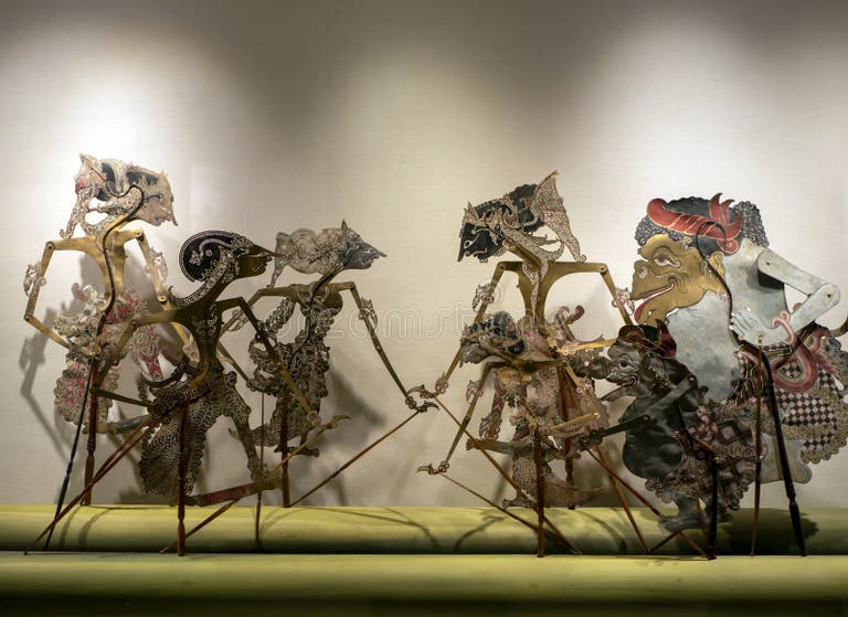 Wayang Kulit, Shadow Puppets, a Traditional Javanese Art, from Java ...