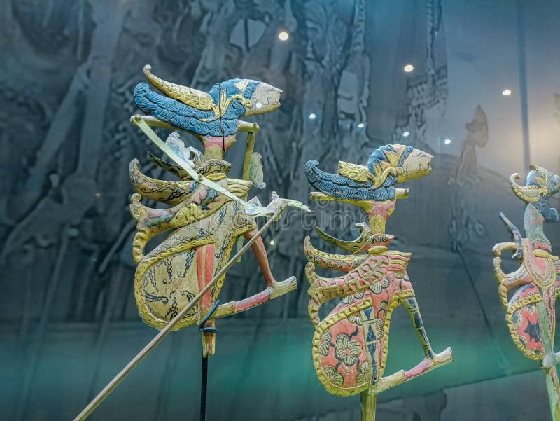 Wayang Kulit is a Typical Indonesian Cultural Game Stock Photo - Image ...