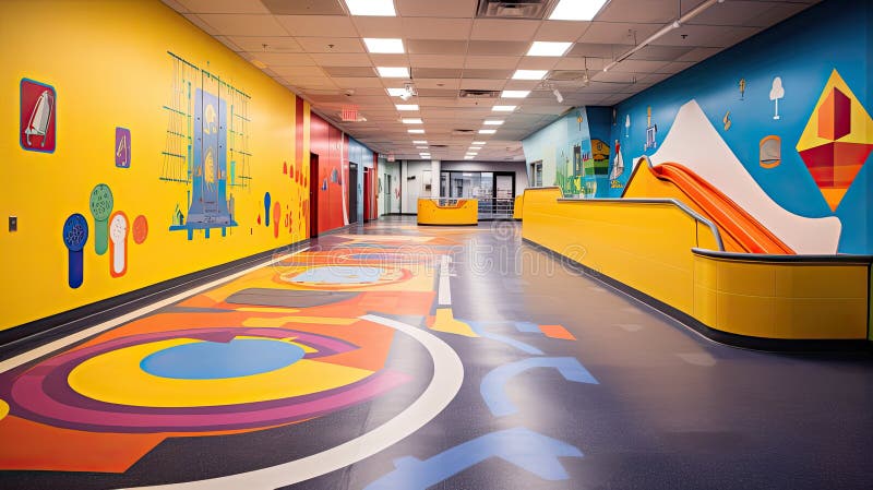 Wayfinding Interior Signage Stock Illustration - Illustration of ...