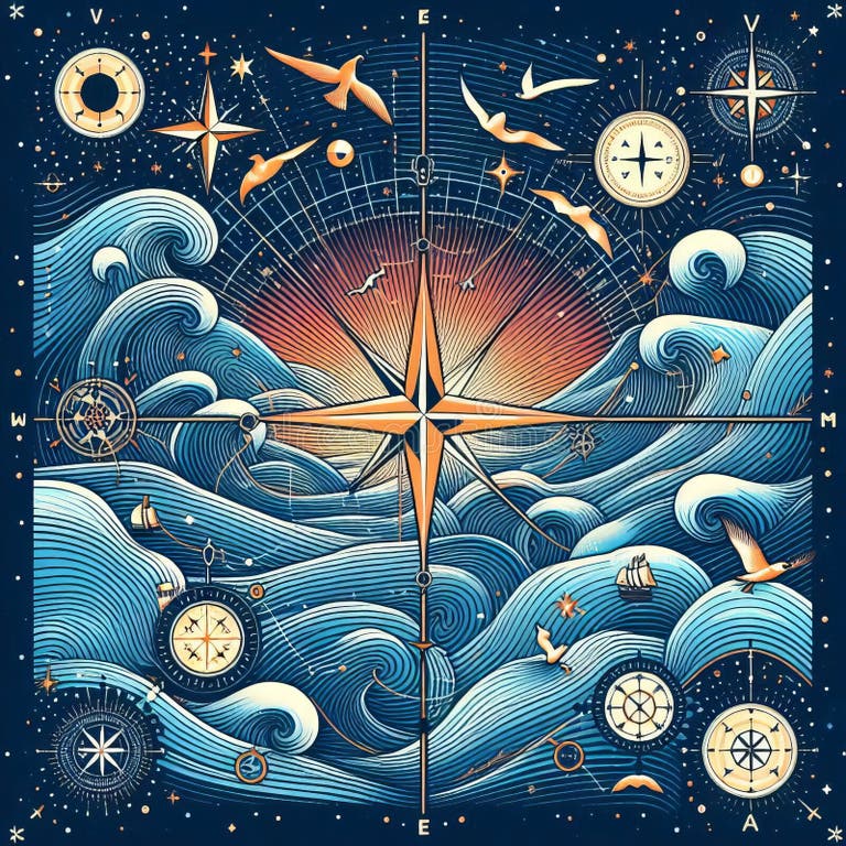 Wayfinding Using Stars Waves and Bird Migration Patterns Withou Stock ...