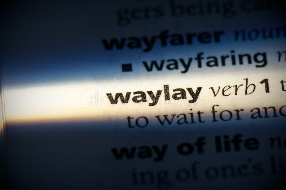 Waylay stock photo. Image of waylay, focus, reference - 161574866