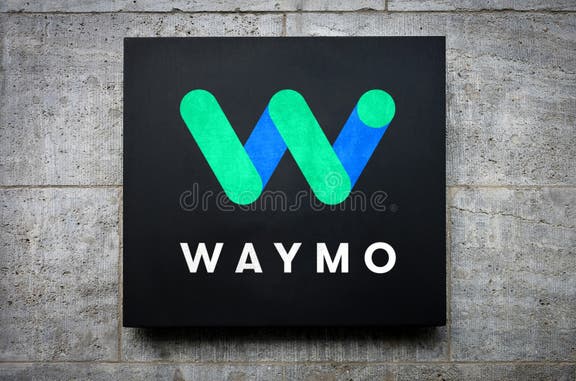 Waymo company logo editorial stock image. Image of technology - 251050929