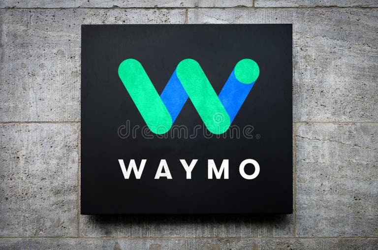 Waymo company logo editorial stock image. Image of technology - 251050929