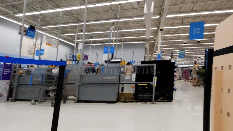 Walmart Interior Front of Store Editorial Stock Image - Image of goods ...