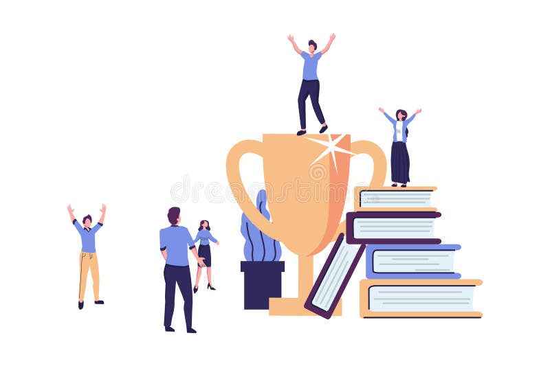 Ways and Goals. Successful Business Stock Vector - Illustration of ...