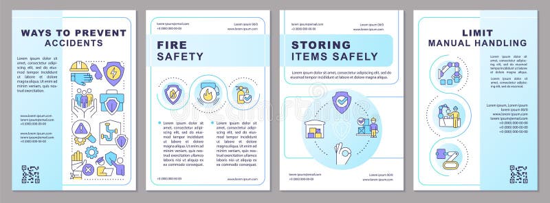 Ways To Prevent Accidents Brochure Template Stock Vector - Illustration ... Ways To Prevent Accidents Brochure Template Stock Vector - Illustration ...